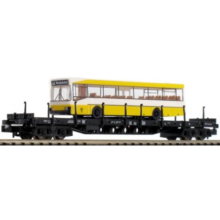 Trix 15861 DB Fladvogn med Bus Ep5