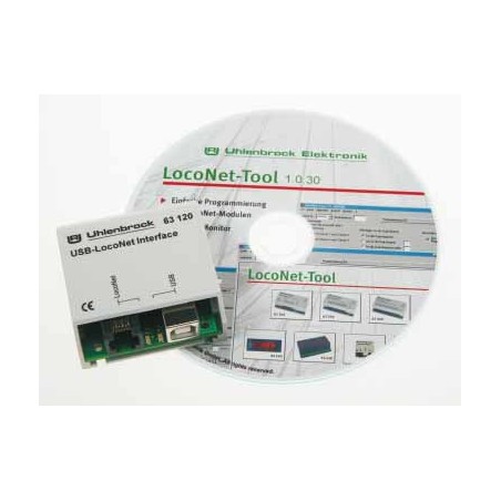 Uhlenbrock 63120 USB-LocoNet-Interface + LocoNet-Tool