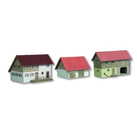 Noch 66702 Bauernhof-Set 3-teilig